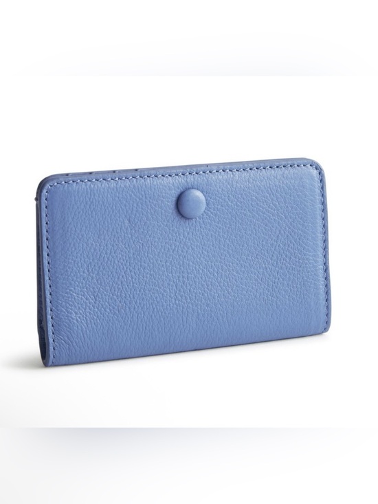 Vera Bradley | Bags | Vera Bradley Leather Snap Wallet Quiet Harbor Nwt ...